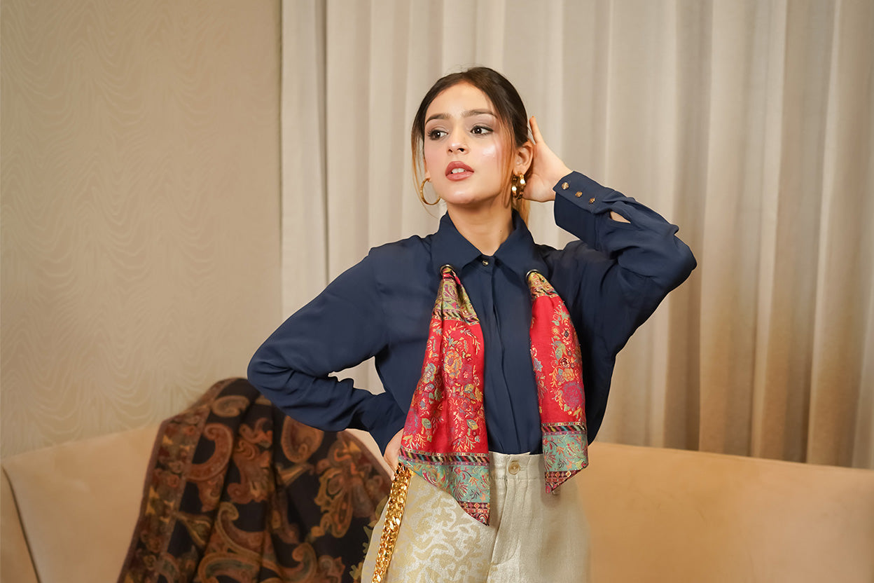 Waza Collection | Elegant Women's Shirts – The Jamawar